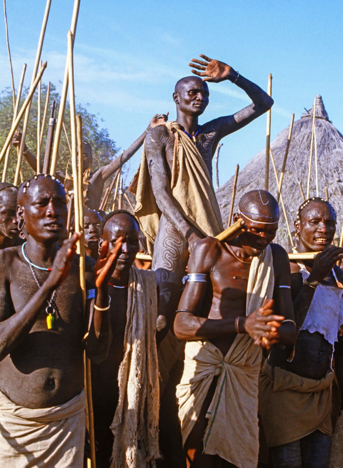 Africa Online Museum » Ethiopia » Surma Courtship » Photos