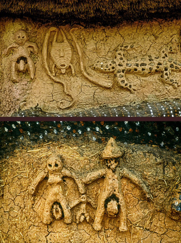 Africa Online Museum » Cote d’Ivoire » SENUFO SPIRIT HOUSE AND FUNERAL ...